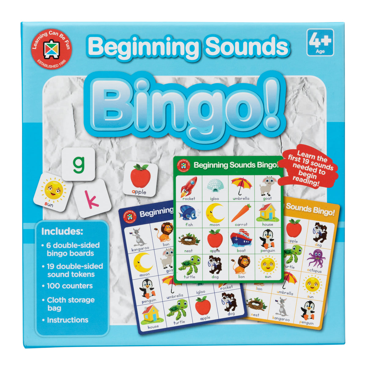 Beginning Sounds Bingo! | Educational Vantage