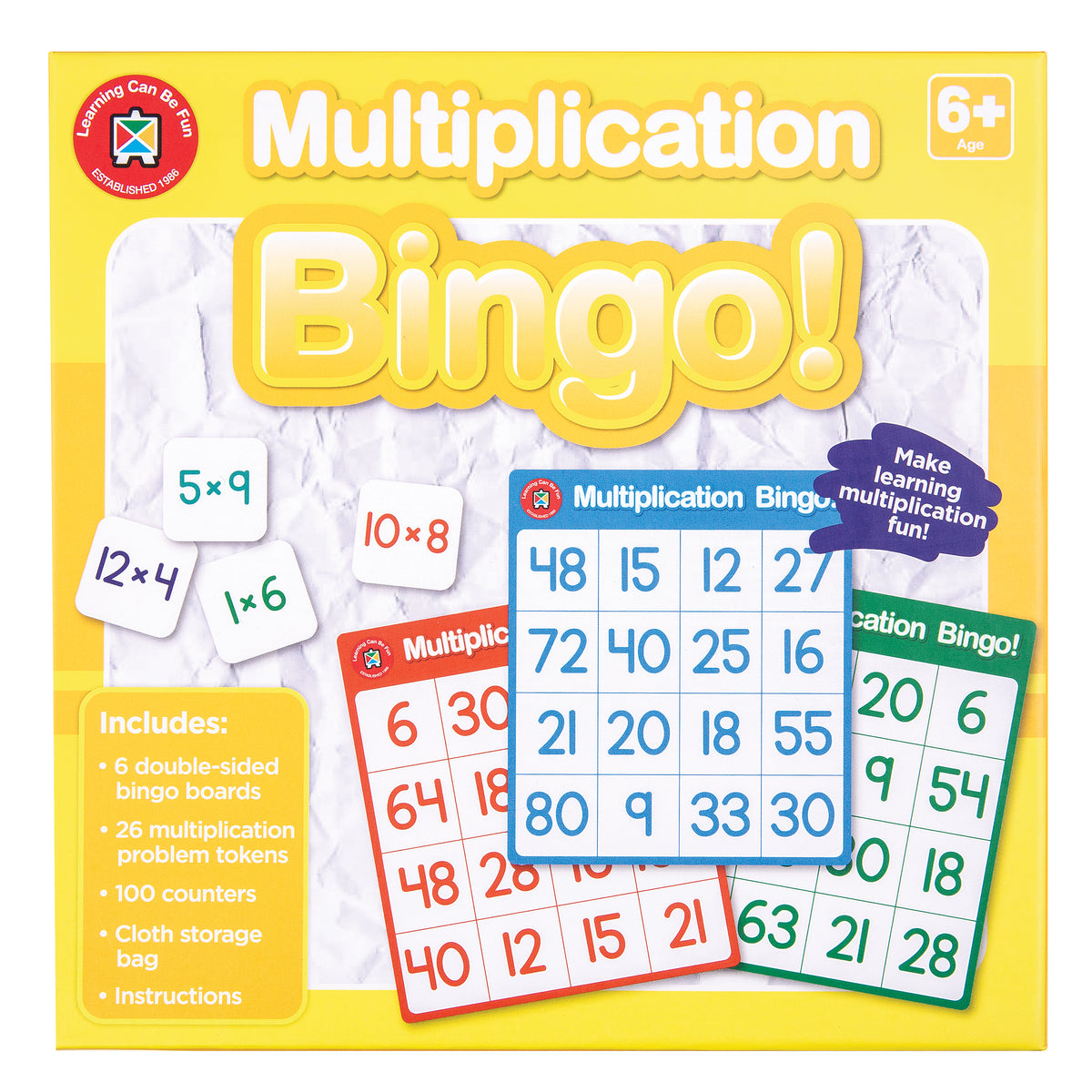 Multiplication Bingo | Educational Vantage