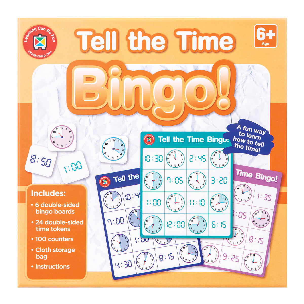 Tell the Time Bingo | Educational Vantage