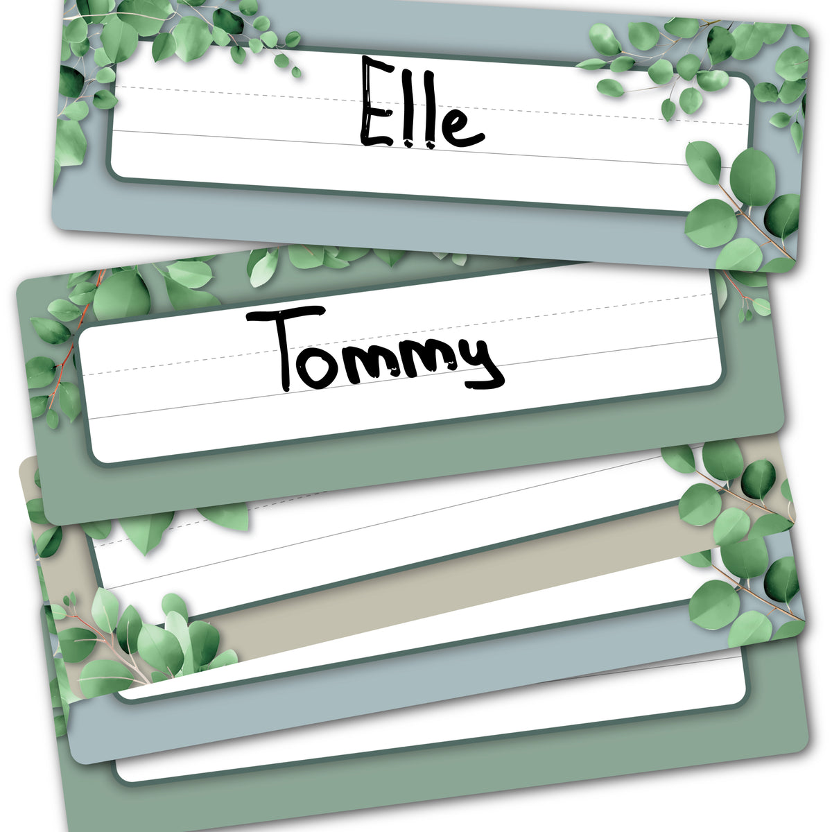Eucalyptus Essentials Adhesive Name Plates