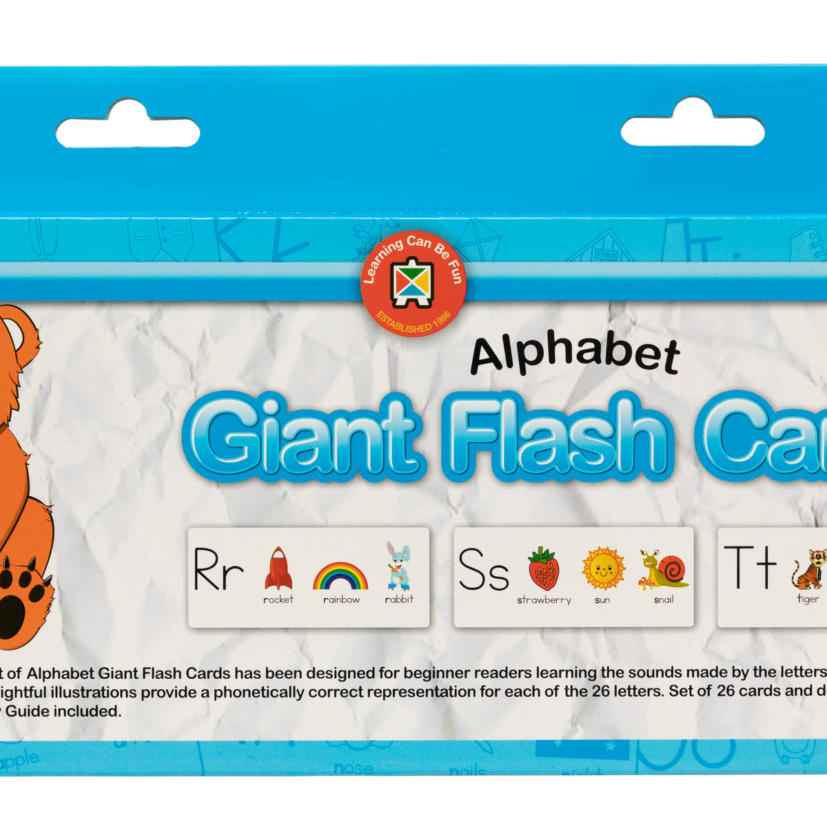 Alphabet Giant Flash Cards | Educational Vantage