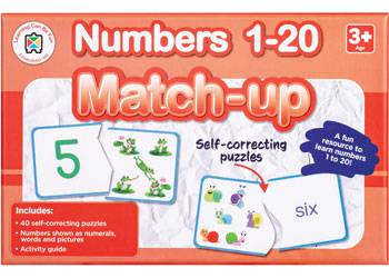 Numbers 1-20 Match-up | Educational Vantage
