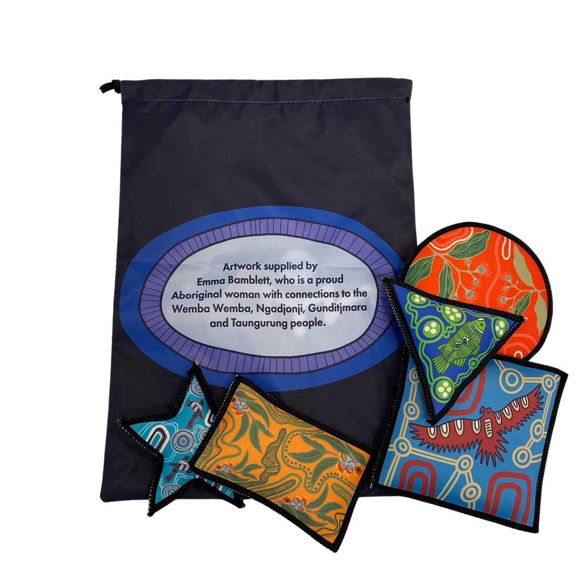 NYDA Indigenous Bean Bag Set of 6 | Educational Vantage