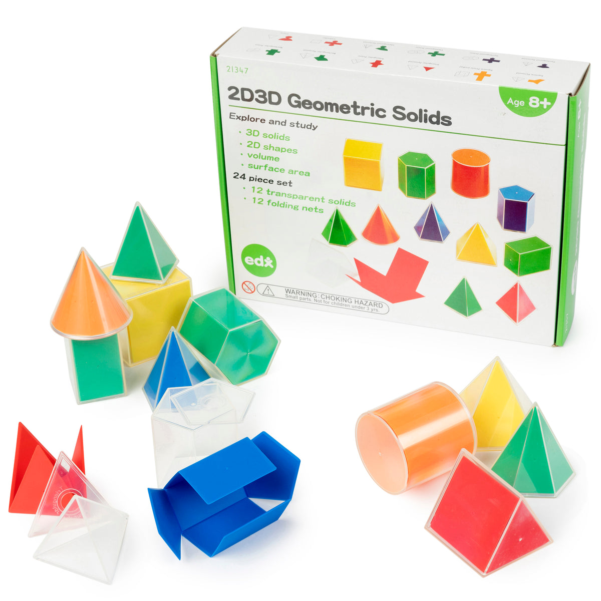 2D/3D Geometric Solids | Educational Vantage