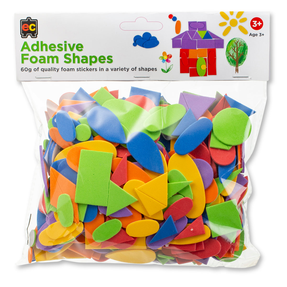 Adhesive Foam Shapes | Educational Vantage