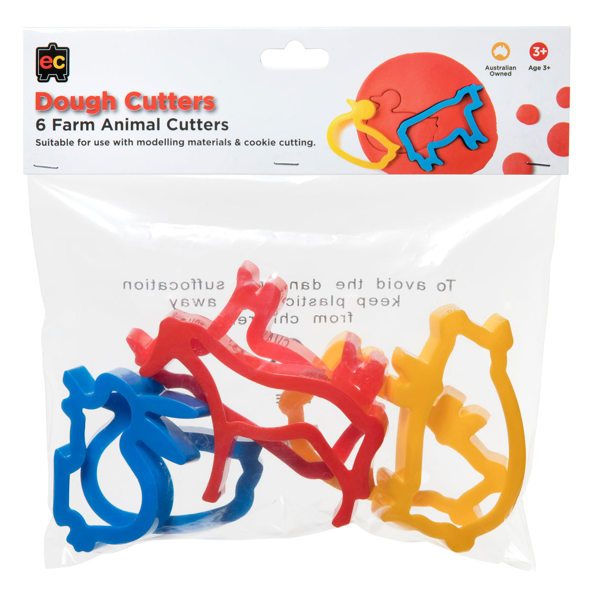 Dough Farm Animal Cutter | Educational Vantage