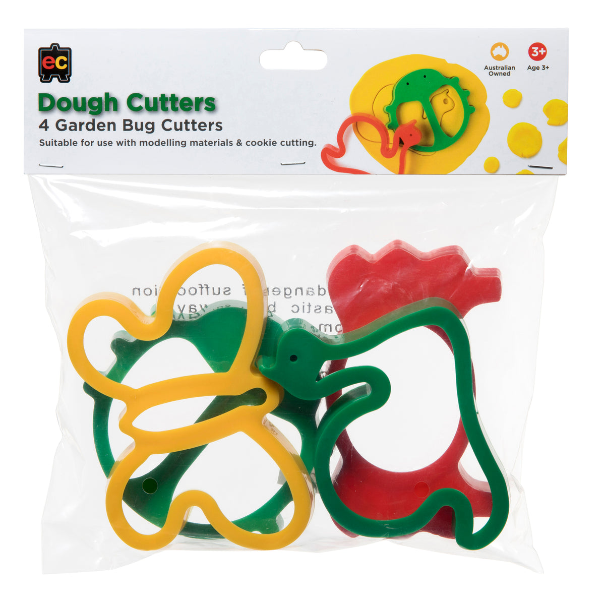 Dough Giant Garden Bug Cutters Set of 4