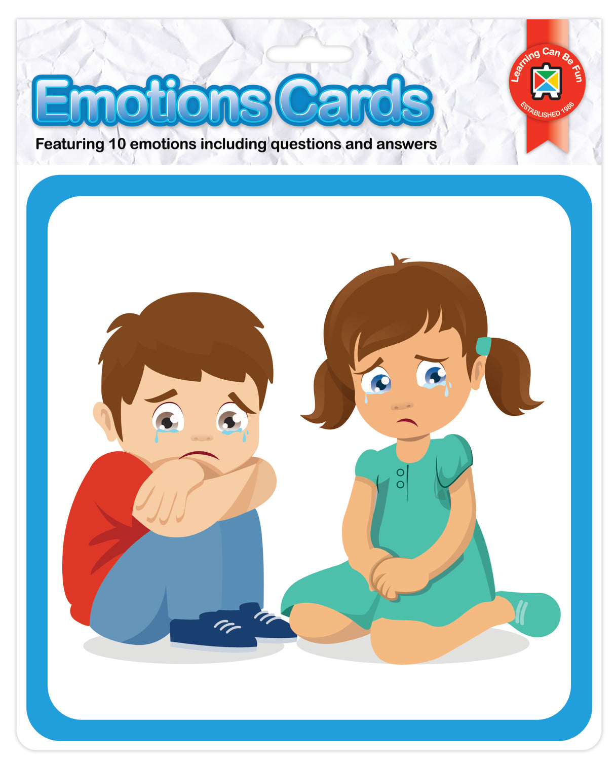 Emotions Cards Set of 10 | Educational Vantage
