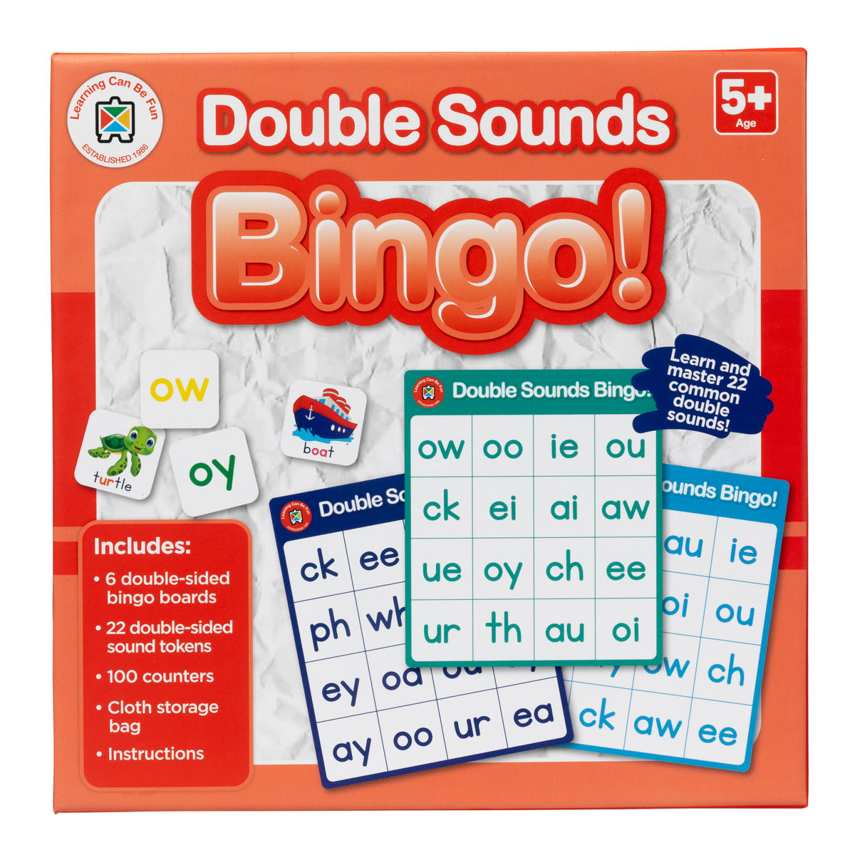 Double Sounds Bingo! | Educational Vantage
