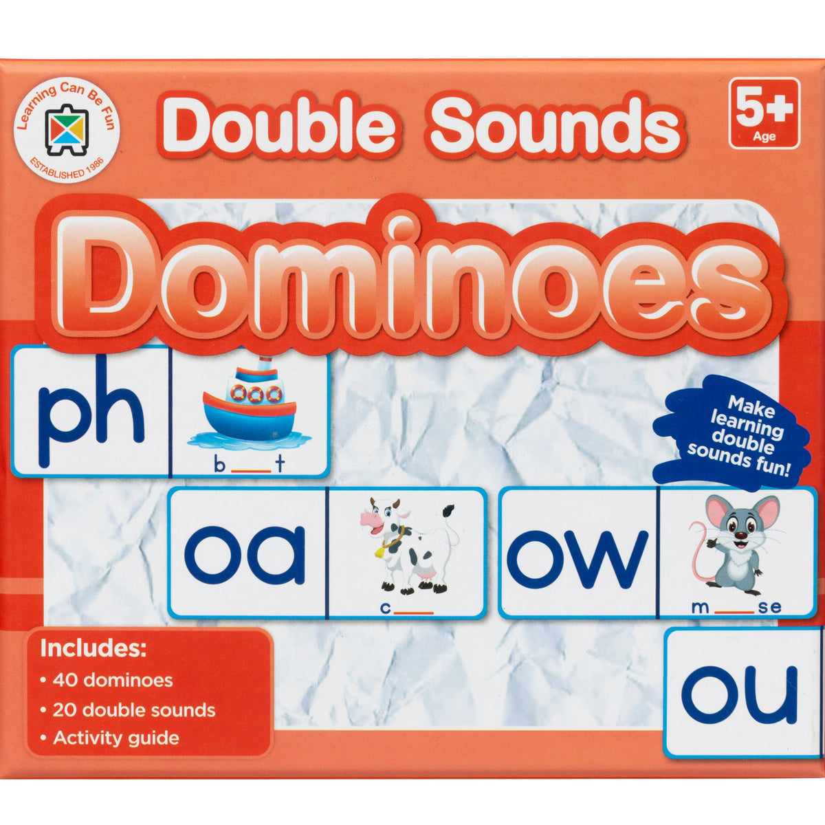 Double Sounds Dominoes | Educational Vantage