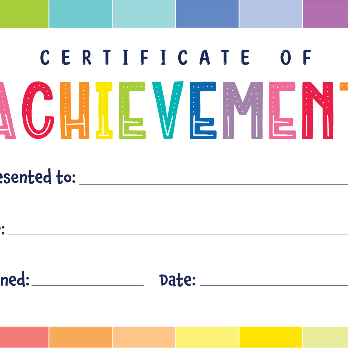 Giggle & Grow Achievement Certificates | Educational Vantage