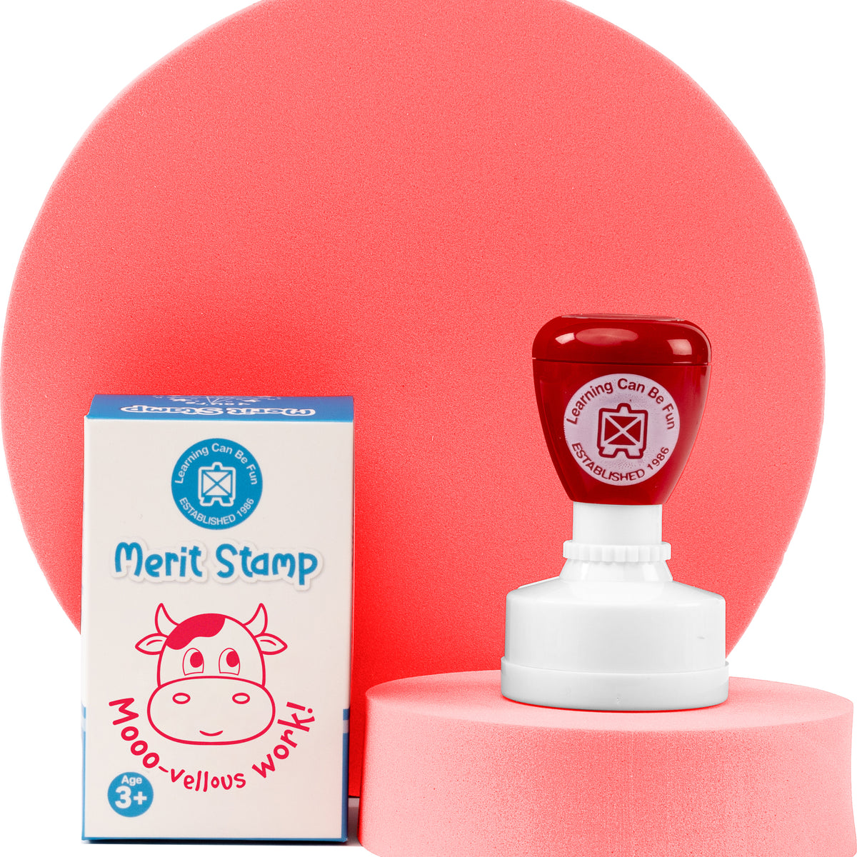 Moo-vellous Work Merit Stamp