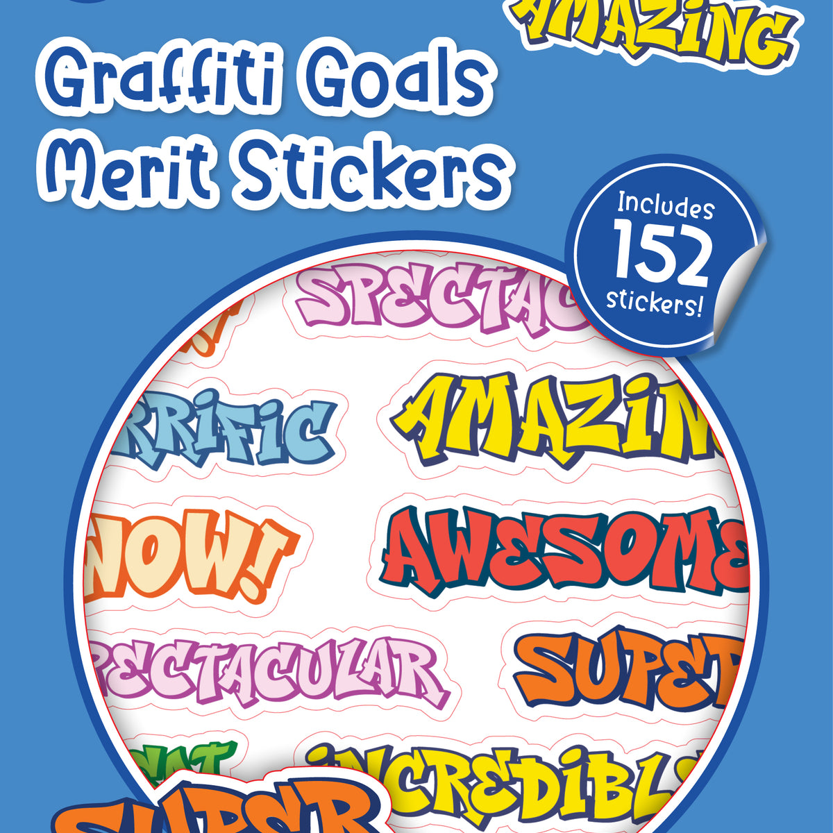 Graffiti Goals Merit Sticker Book