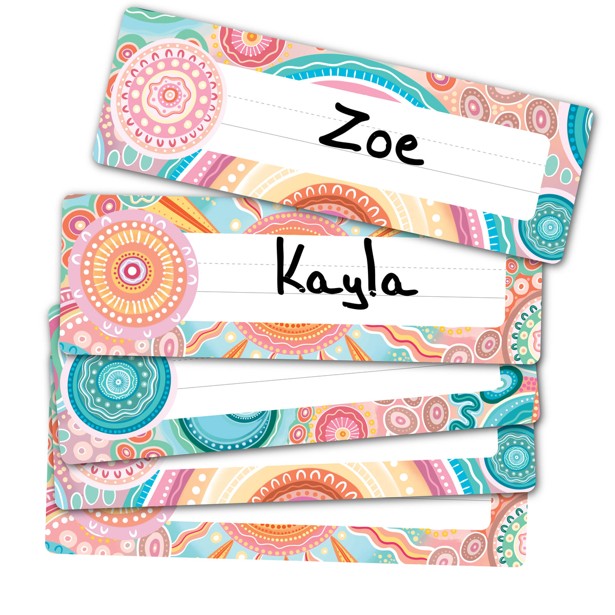 Sacred Country Adhesive Name Plates | Educational Vantage