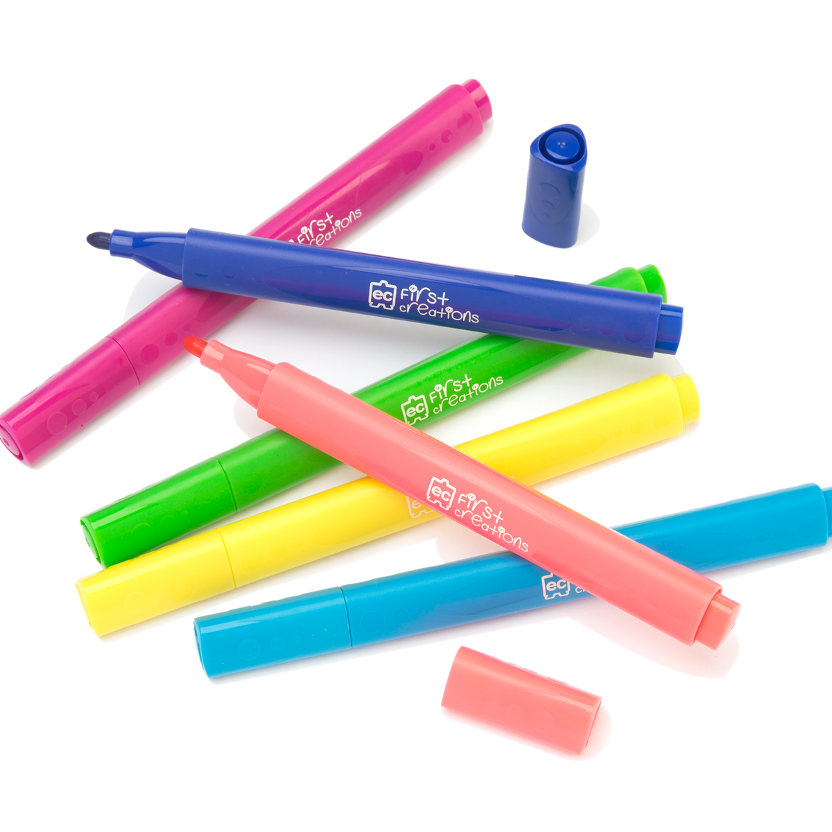 Easi-Grip Triangular Markers Packet of 12 | Educational Vantage