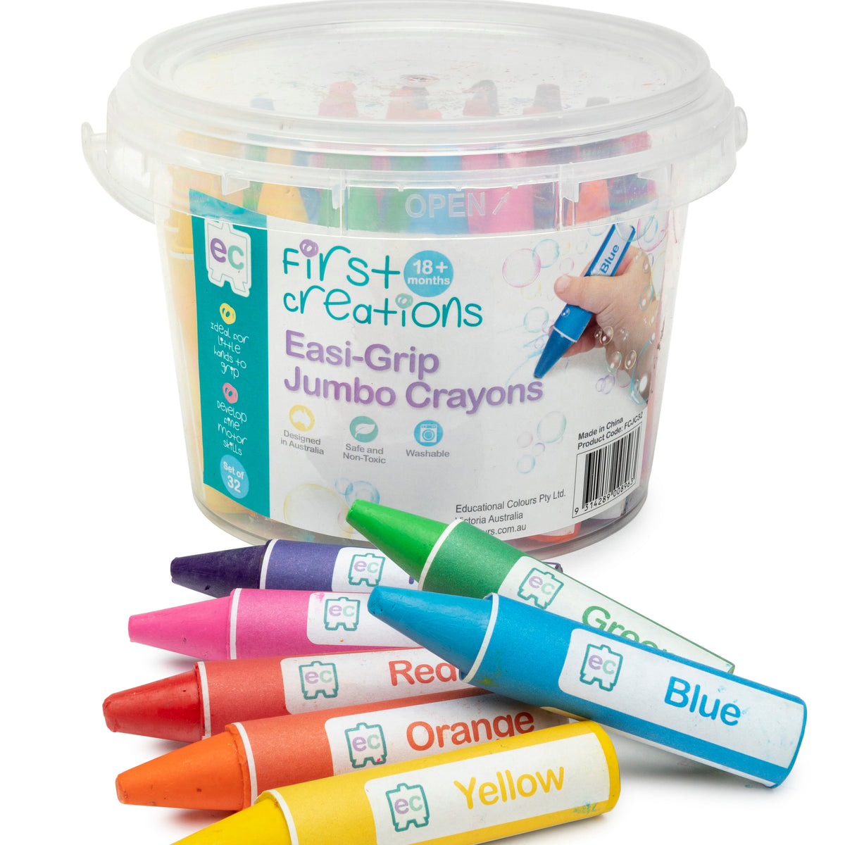 Easi-Grip Jumbo Crayon | Educational Vantage