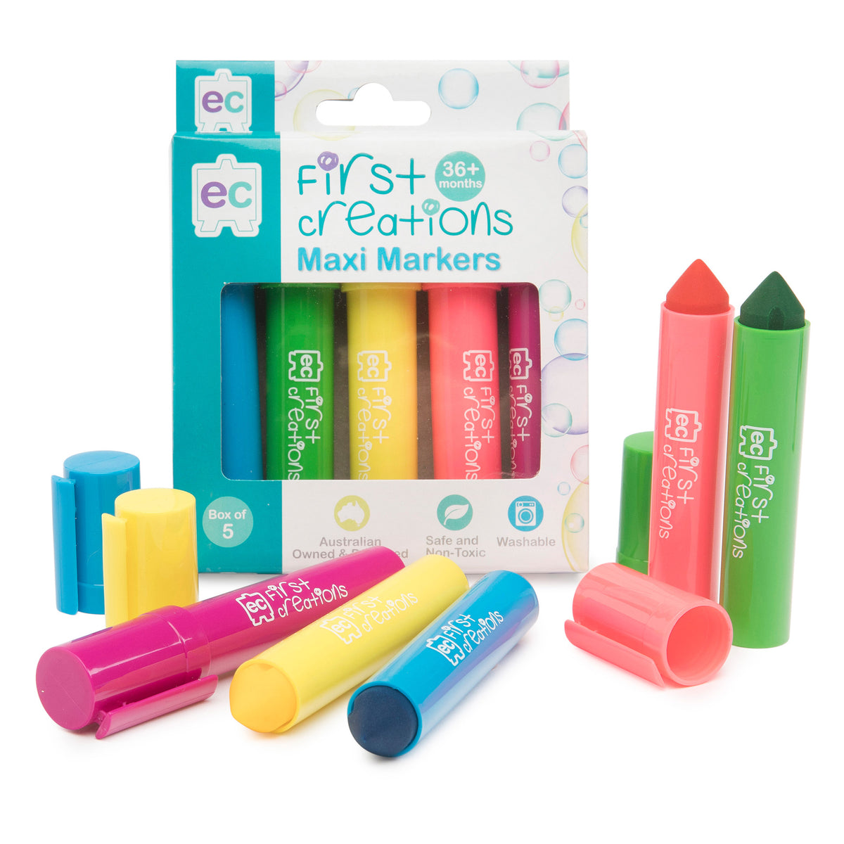 Maxi Markers Box of 5 | Educational Vantage