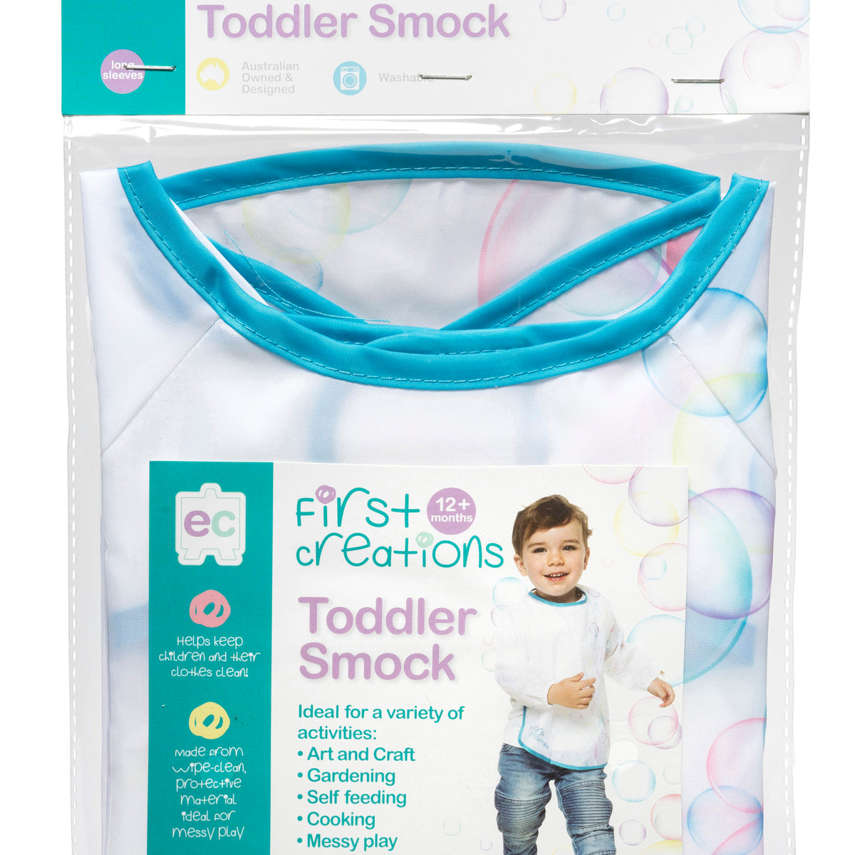 Toddler Smock Long Sleeve | Educational Vantage