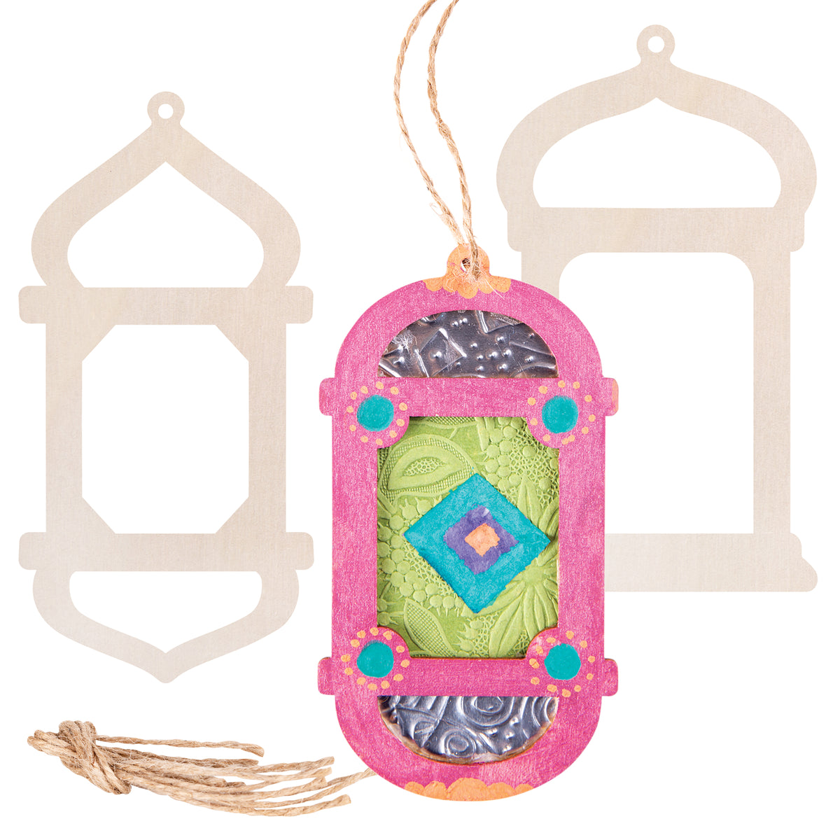 Wooden Lantern Frames Pack of 24