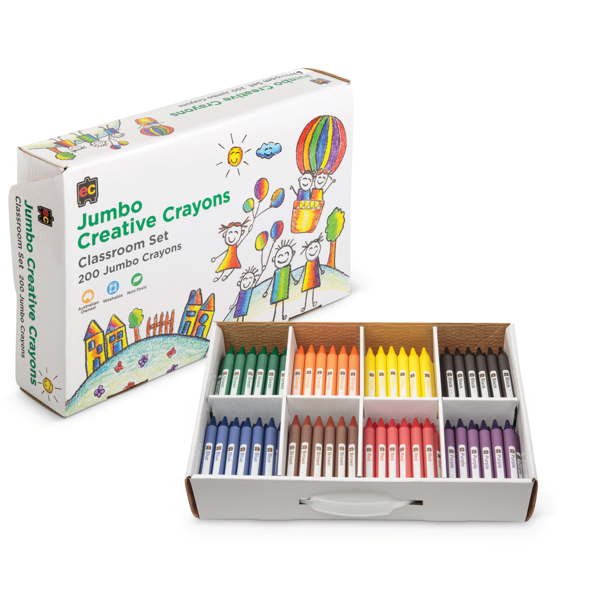 Jumbo Crayons - Set of 200