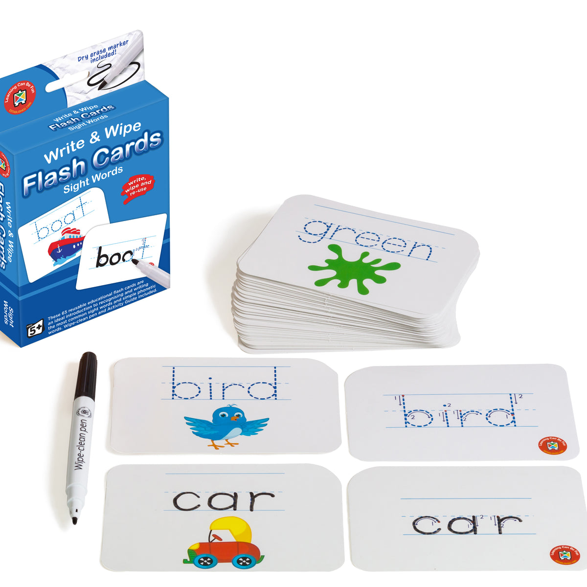 Write & Wipe Flash Cards Sight Words