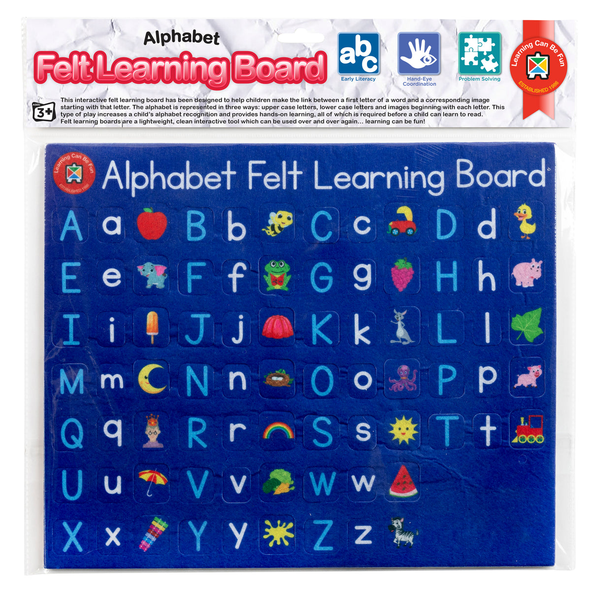 Felt Learning Board Alphabet