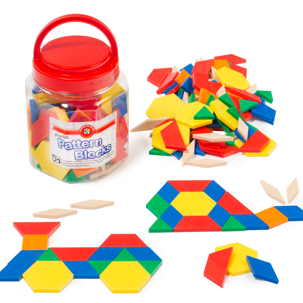 Plastic Pattern Blocks | Educational Vantage