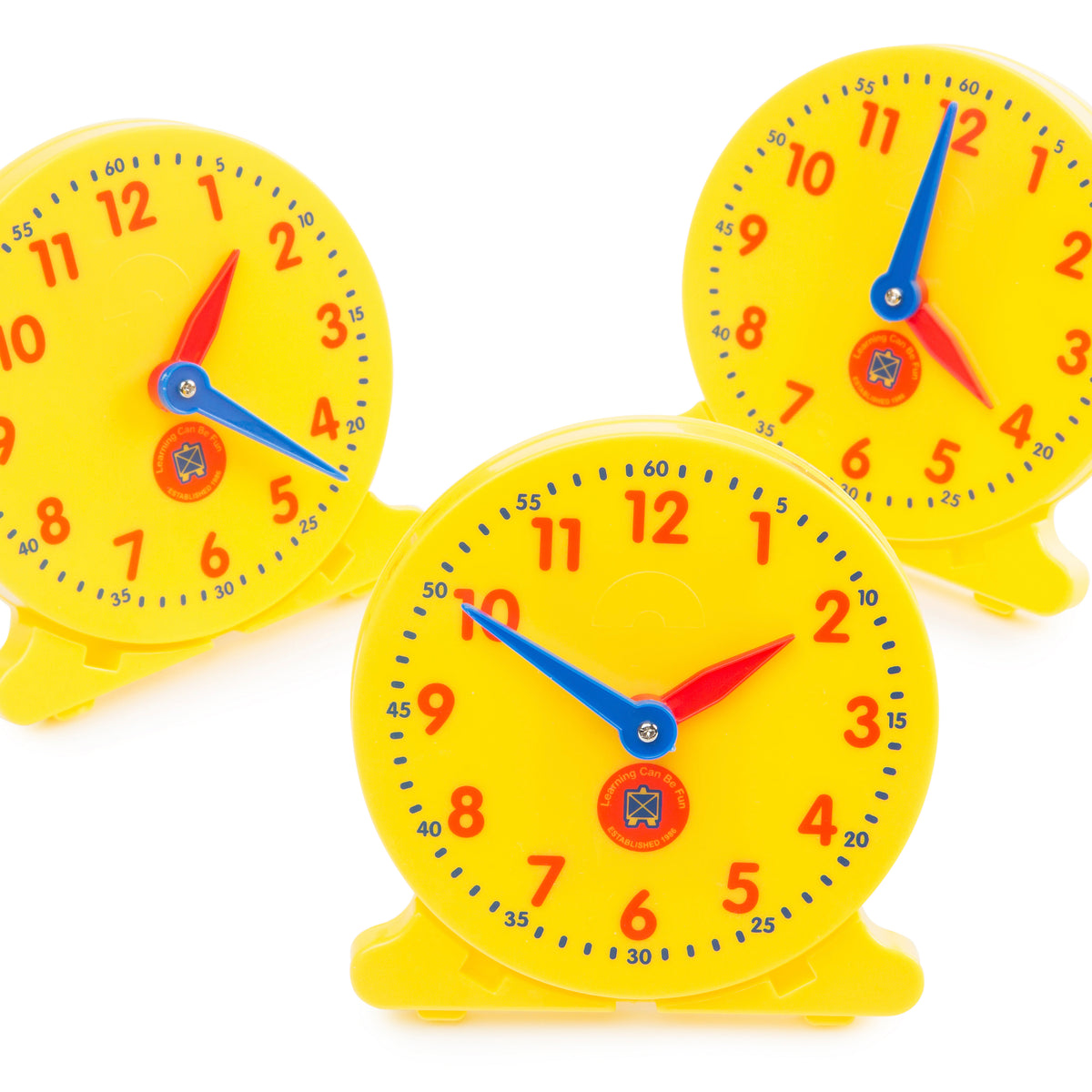 Teach Me Time Student Clocks Box of 6 | Educational Vantage