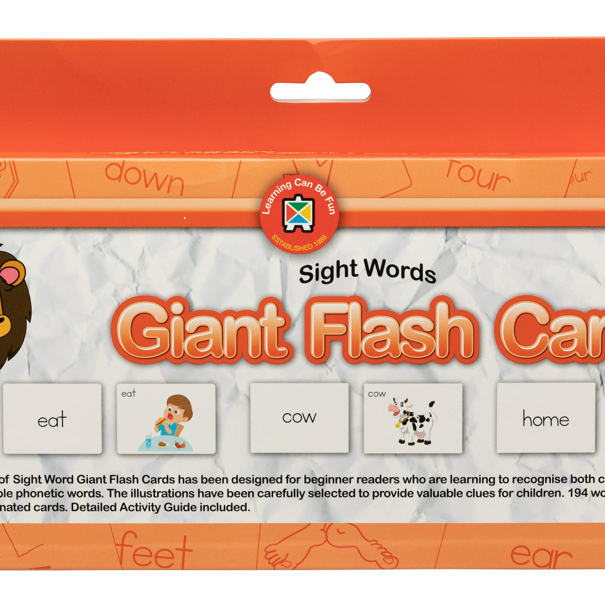 Sight Words Giant Flash Cards