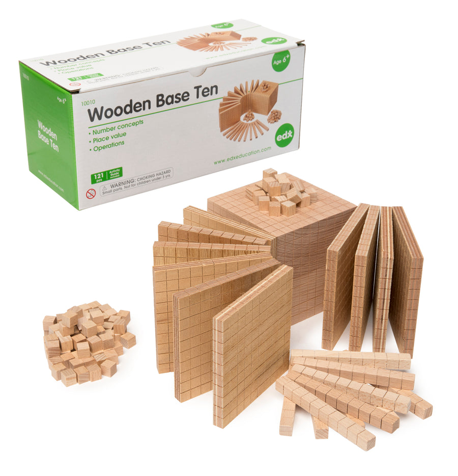 Wooden Base Ten Set | Educational Vantage