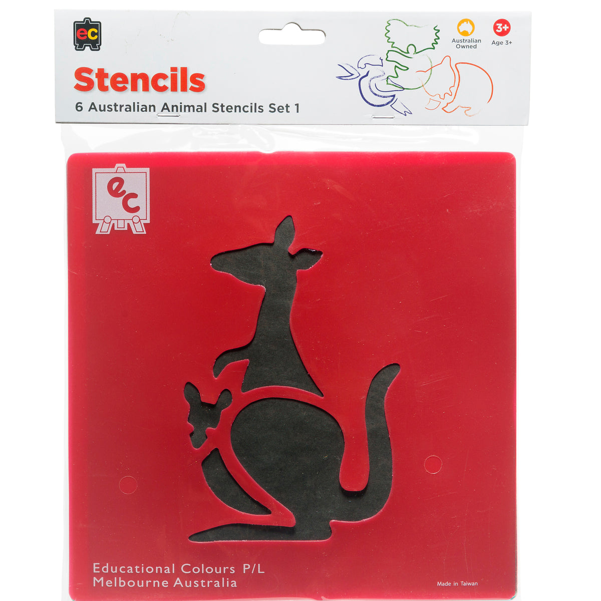 Australian Animals Stencil Series #1