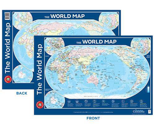 Map of the World Poster | Educational Vantage
