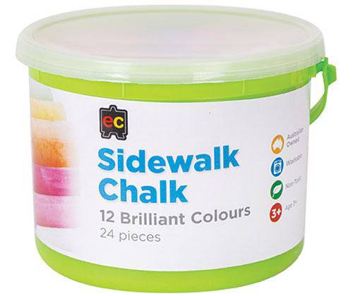 EC Sidewalk Chalk Pack of 24 | Educational Vantage
