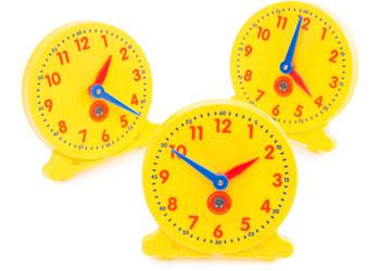 Teach Me Time Student Clocks Box of 6 | Educational Vantage