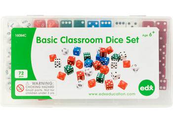 Basic Classroom Dice Set | Educational Vantage