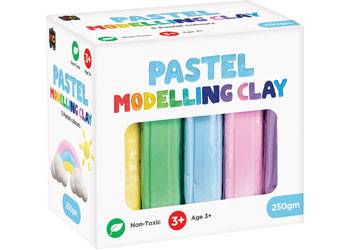 Modelling Clay (Pastel) 5 colours x 50gm | Educational Vantage