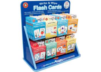 Write & Wipe Flash Cards Display | Educational Vantage
