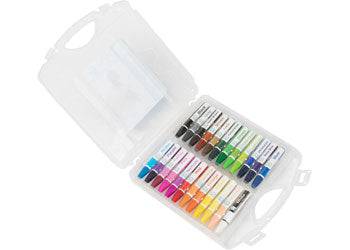 Hexagonal Oil Pastels in Case - Pack of 24 | Educational Vantage