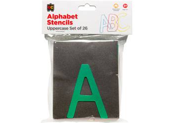 Alphabet Upper Case Stencil | Educational Vantage