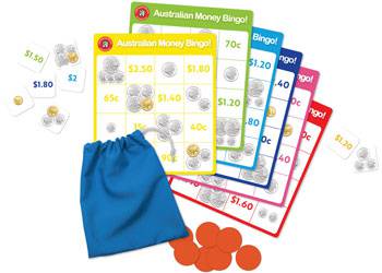 Australian Money Bingo | Educational Vantage