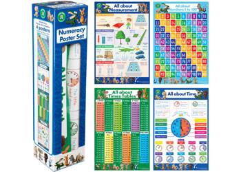 All About Numeracy Poster Box Set | Educational Vantage