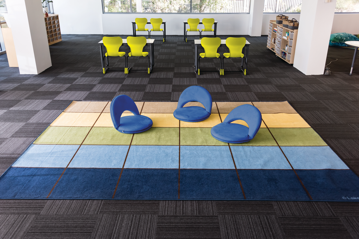 Calming Colours Rug - 365 (L) x 270 (W) cm | Educational Vantage