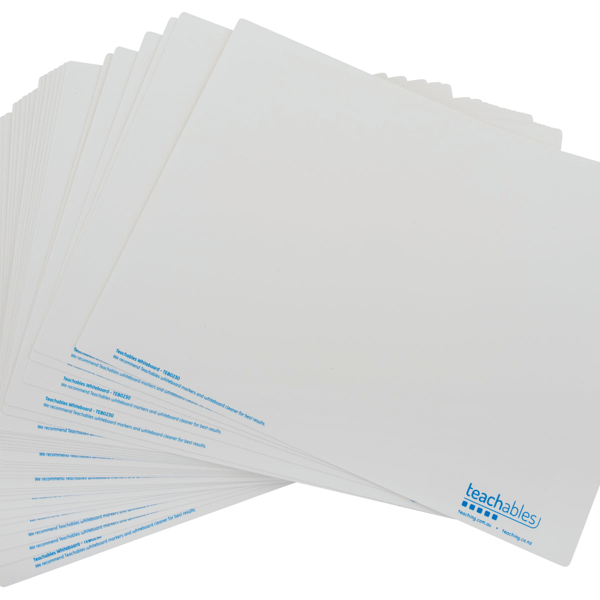 Teachables Blank Mini Whiteboard – Pack of 30