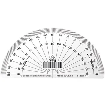 Protractor Basic 180 Class Set | Educational Vantage