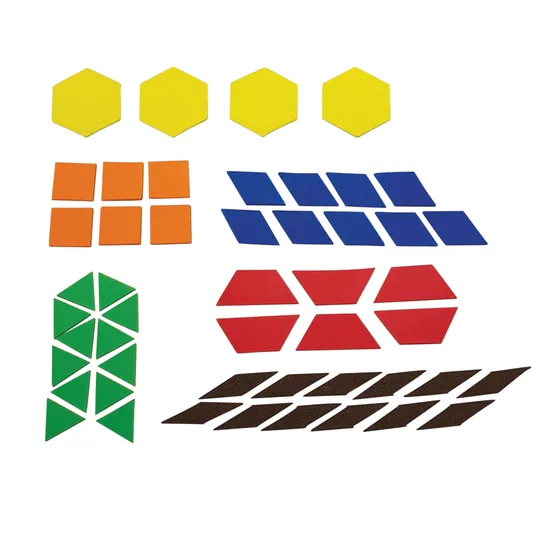 Magnetic Pattern Blocks 49p re | Educational Vantage