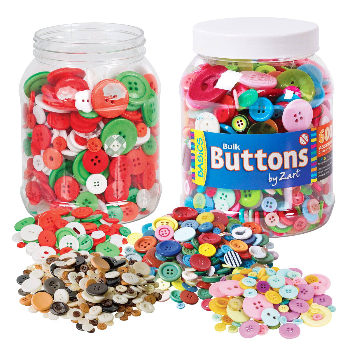 Zart Basics Buttons 600g | Educational Vantage