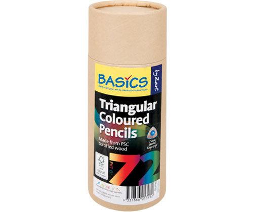 Zart Basics Triangular Coloured Pencils | Educational Vantage Zart Basics Triangular Coloured Pencils | Educational Vantage