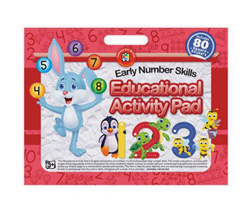 Educational Activity Pad Early Numbers | Educational Vantage