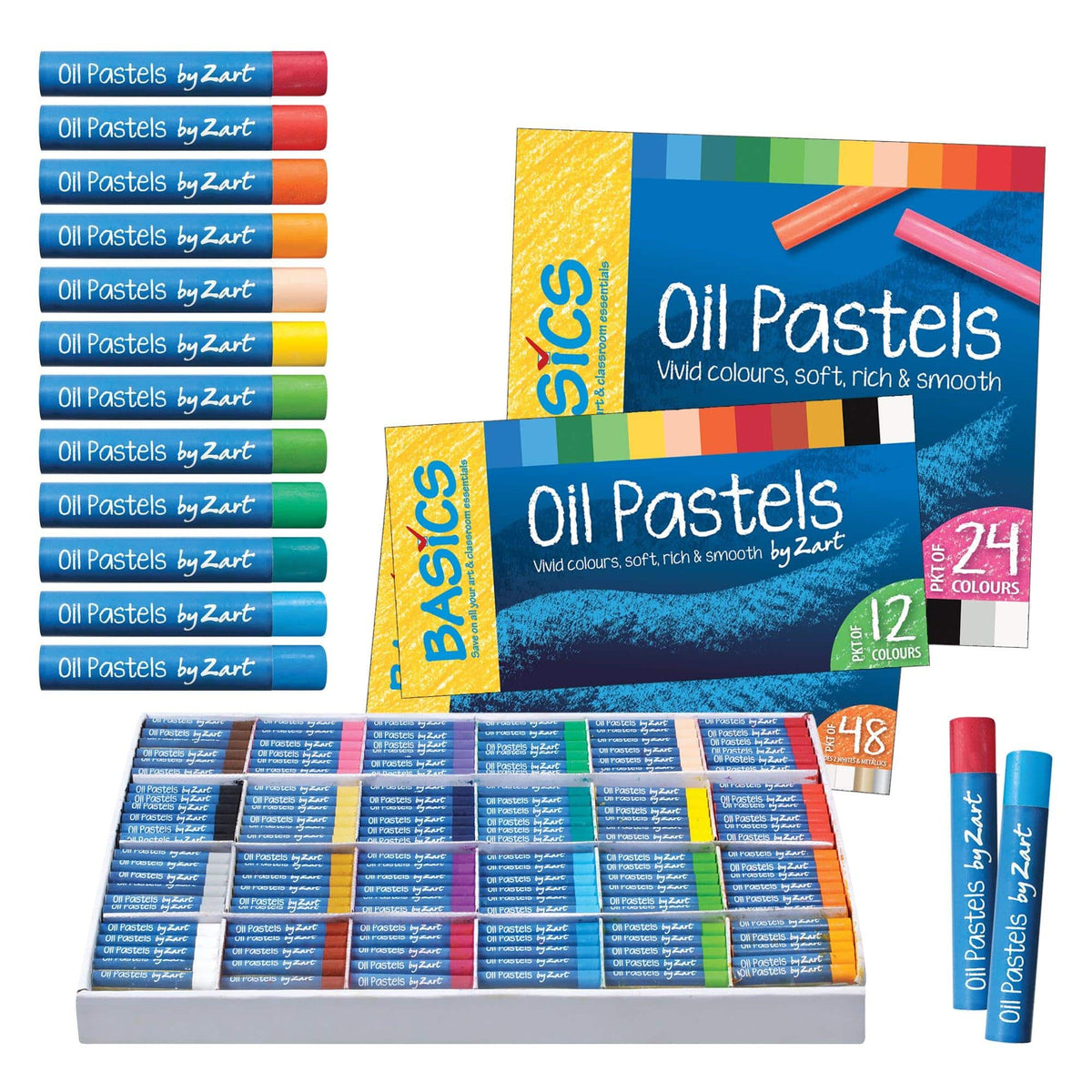 Zart Basics Large Oil Pastels