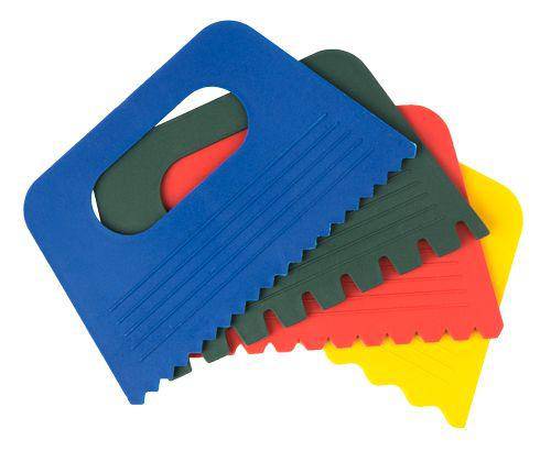 Paint Pattern Scrapers Pack of 4 | Educational Vantage